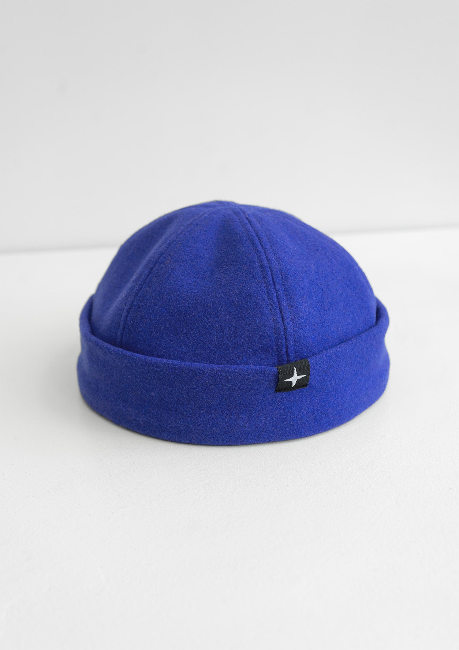 SWENN - Royal blue fisherman docker hat in felted wool
