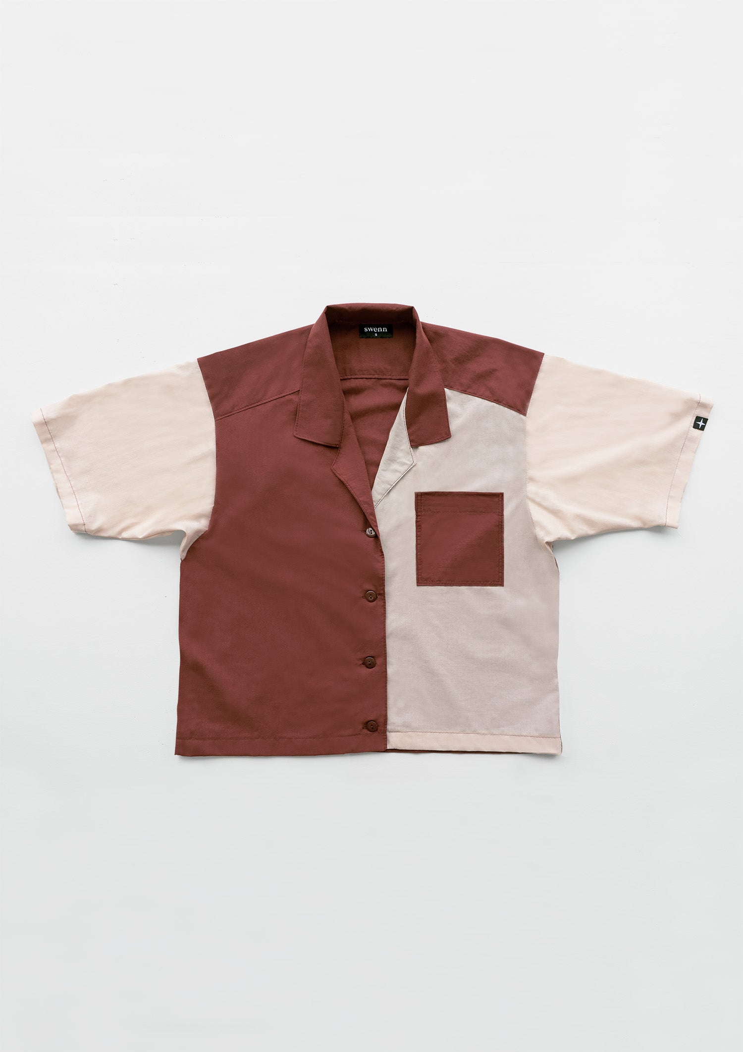 SWENN - Organic cotton retro shirt