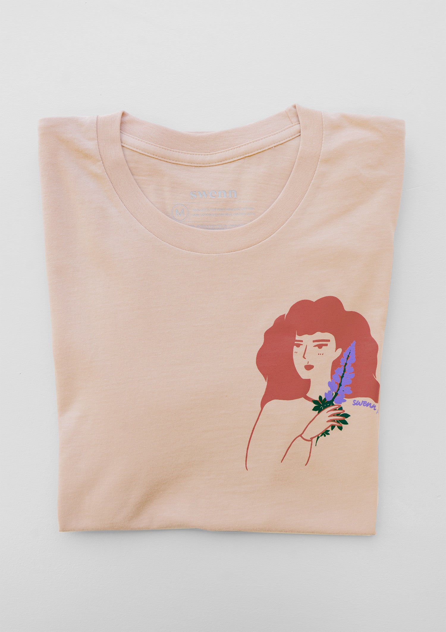 SWENN - Lupine t-shirt - Organic Cotton